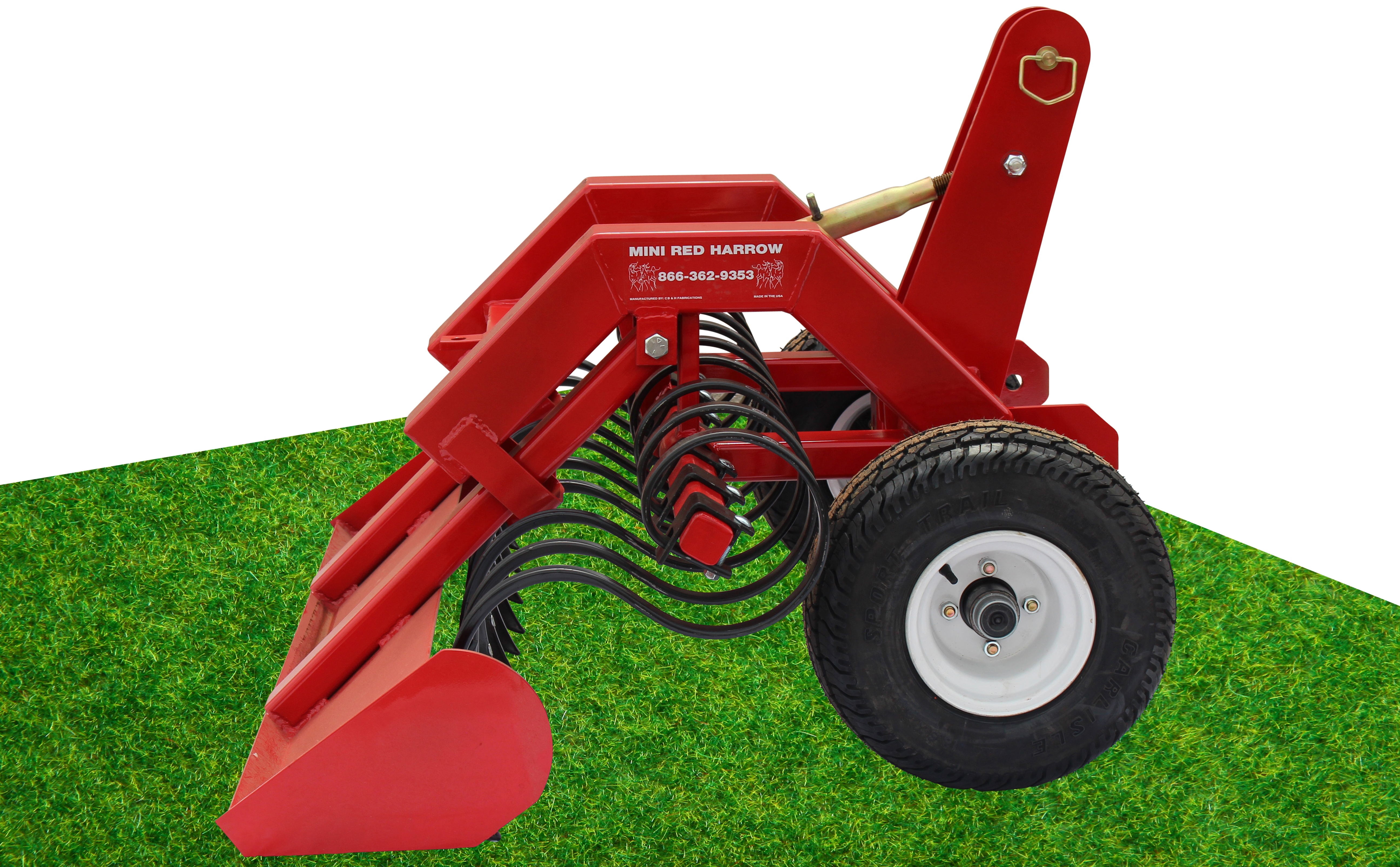 Red Master Harrow - Best-Selling Arena Drag & Horse Training Equipment